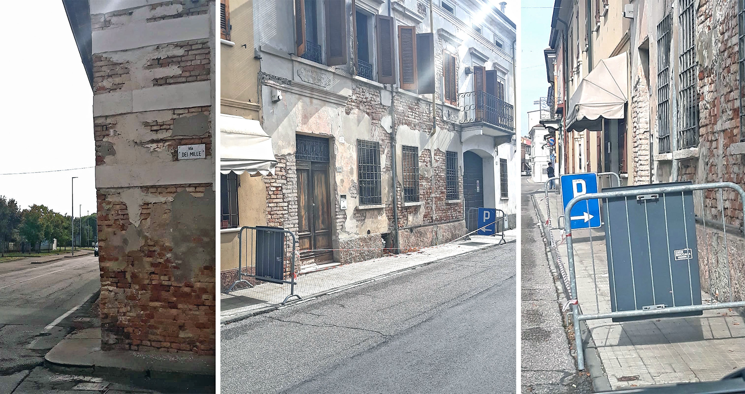 Bozzolo, in via dei Mille e Matteotti due case particolari - OglioPoNews