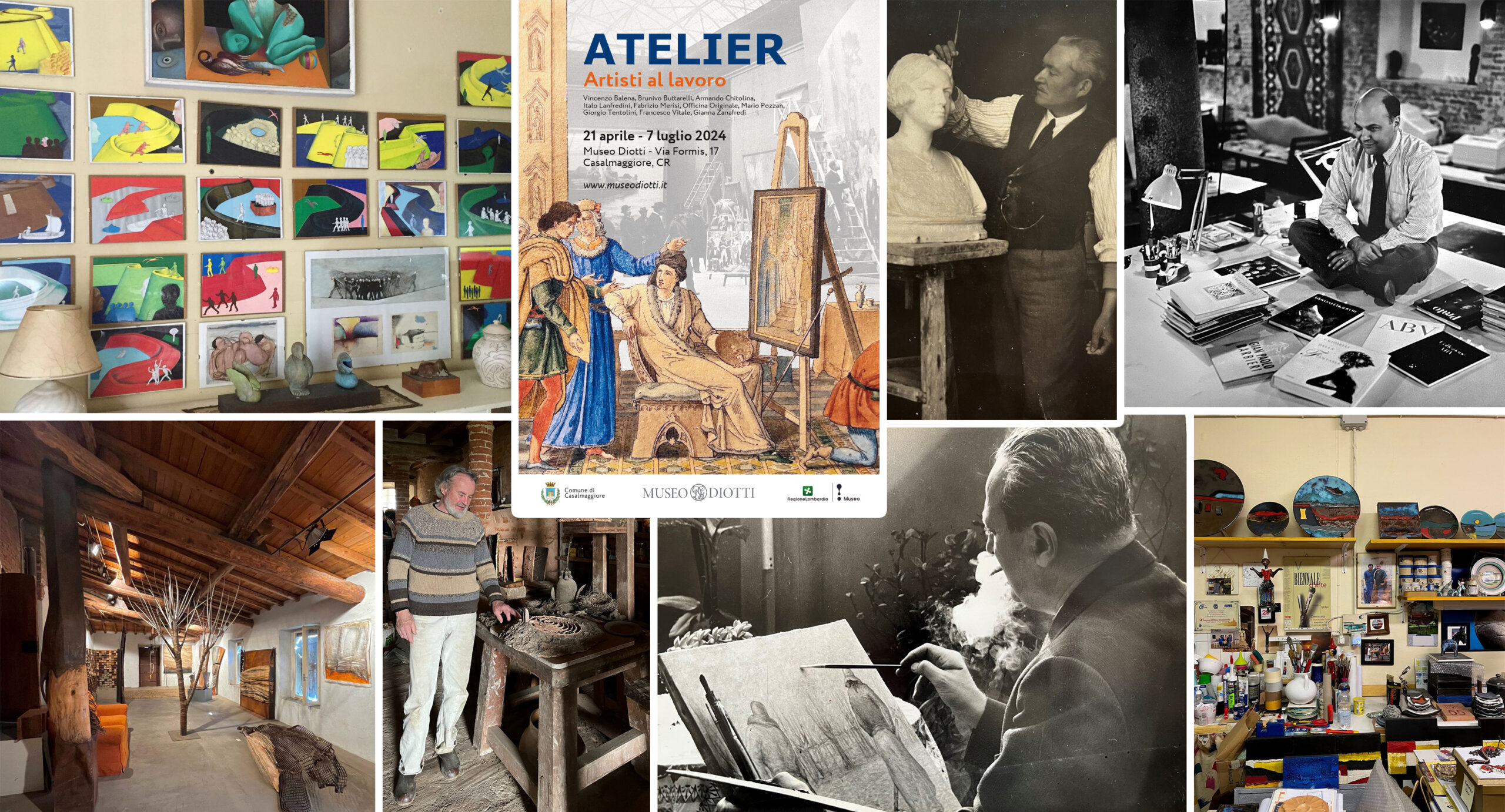 Museo Diotti, l'Atelier come base creativa: la nuova mostra - OglioPoNews